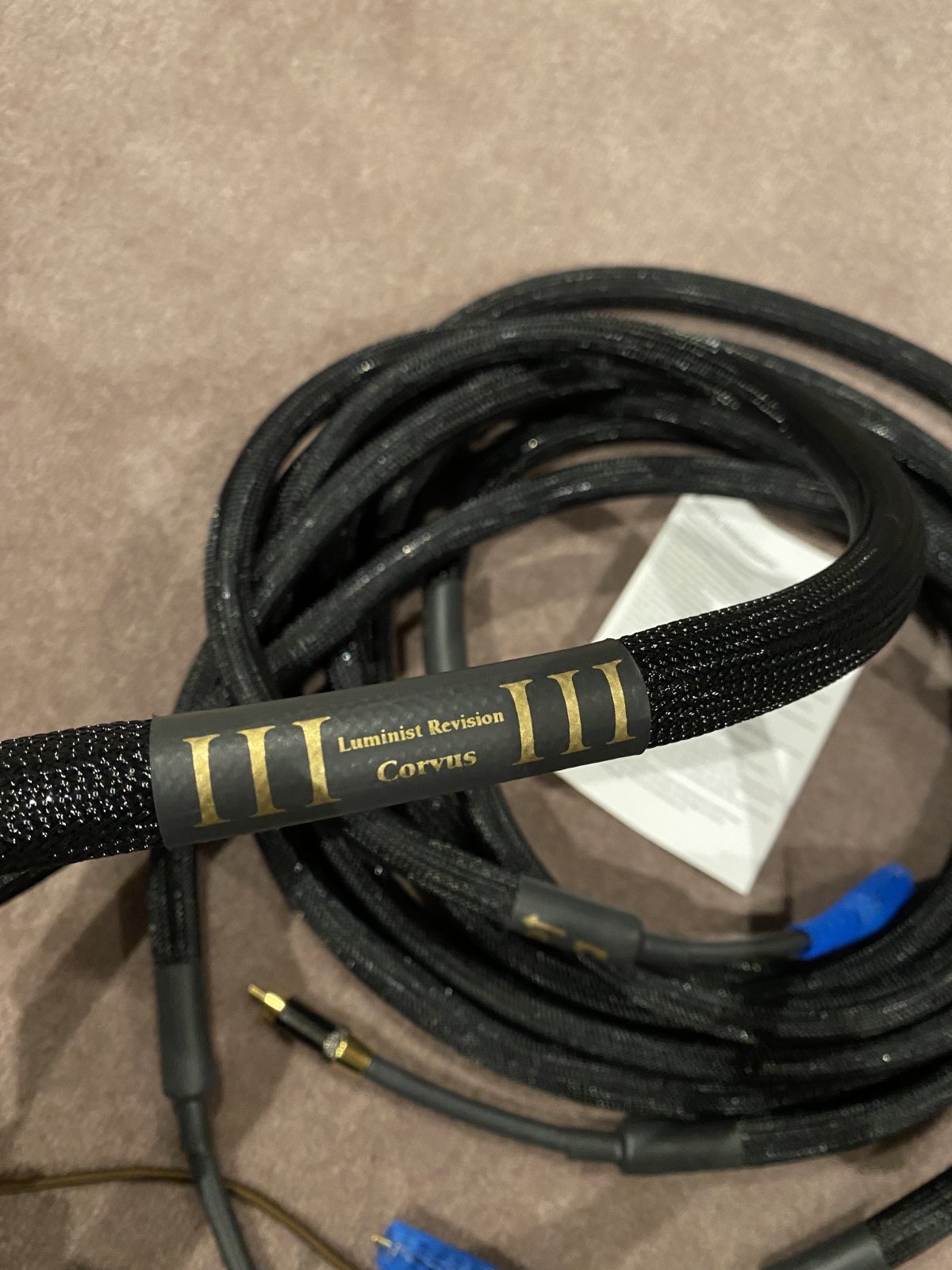 FS: PURIST AUDIO DESIGN Corvus rca interconnect cable 4m - Stereo, Home ...