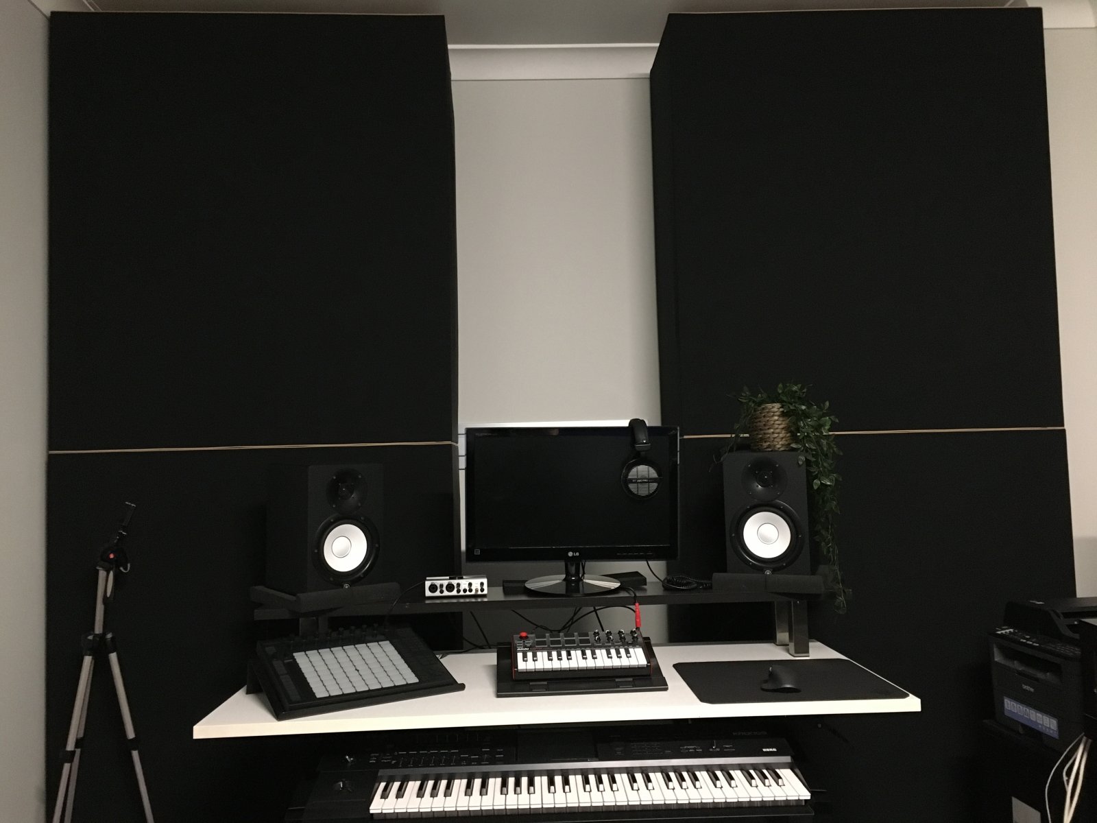 DIY Acoustic Treatment with Earthwool bass traps and martini absorb for ...