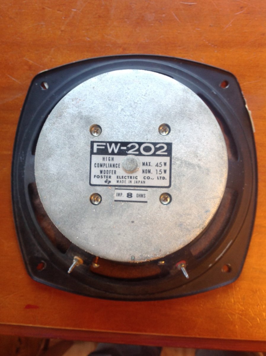 Foster Fw202? Mystery boxes |﻿ Speakers, Soundbars and Subwoofers