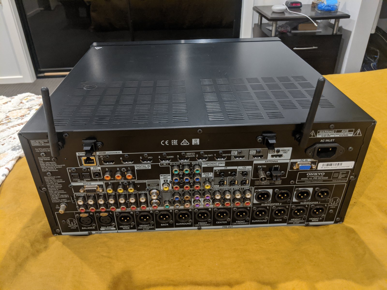 SOLD: Onkyo PR-SC5530 11.2-Channel Network A/V Controller - Hi-Fi and ...