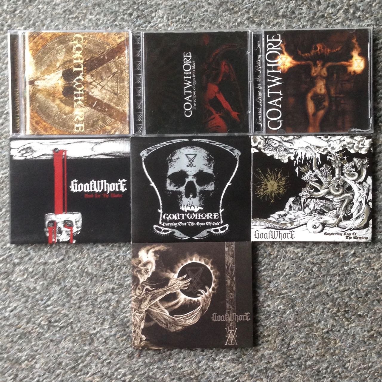 SOLD: FS: Heavy Death Metal CD Lot - Goatwhore - Vinyl, CD, and Blu-ray ...
