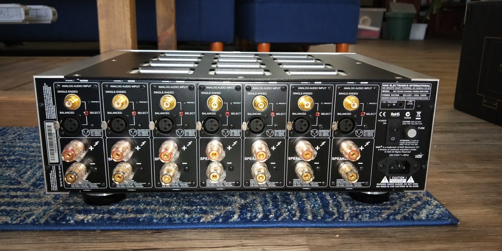 SOLD: NAD M27 Master Series 7 channel Power Amplifier |﻿ Hi-Fi and ...