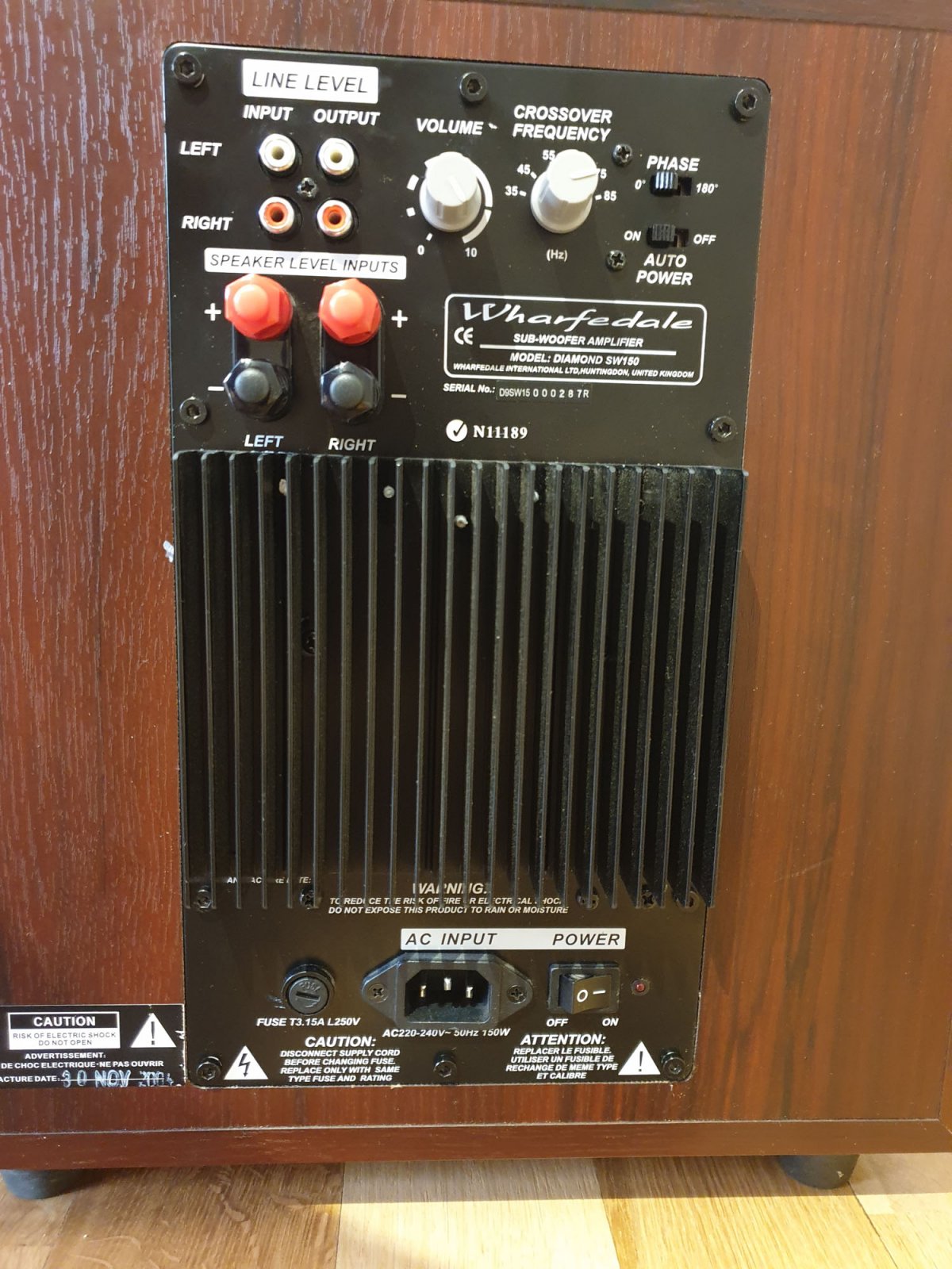 SOLD: FS: Subwoofer Wharfedale Diamond SW150 (10", 150W) - Stereo, Home ...