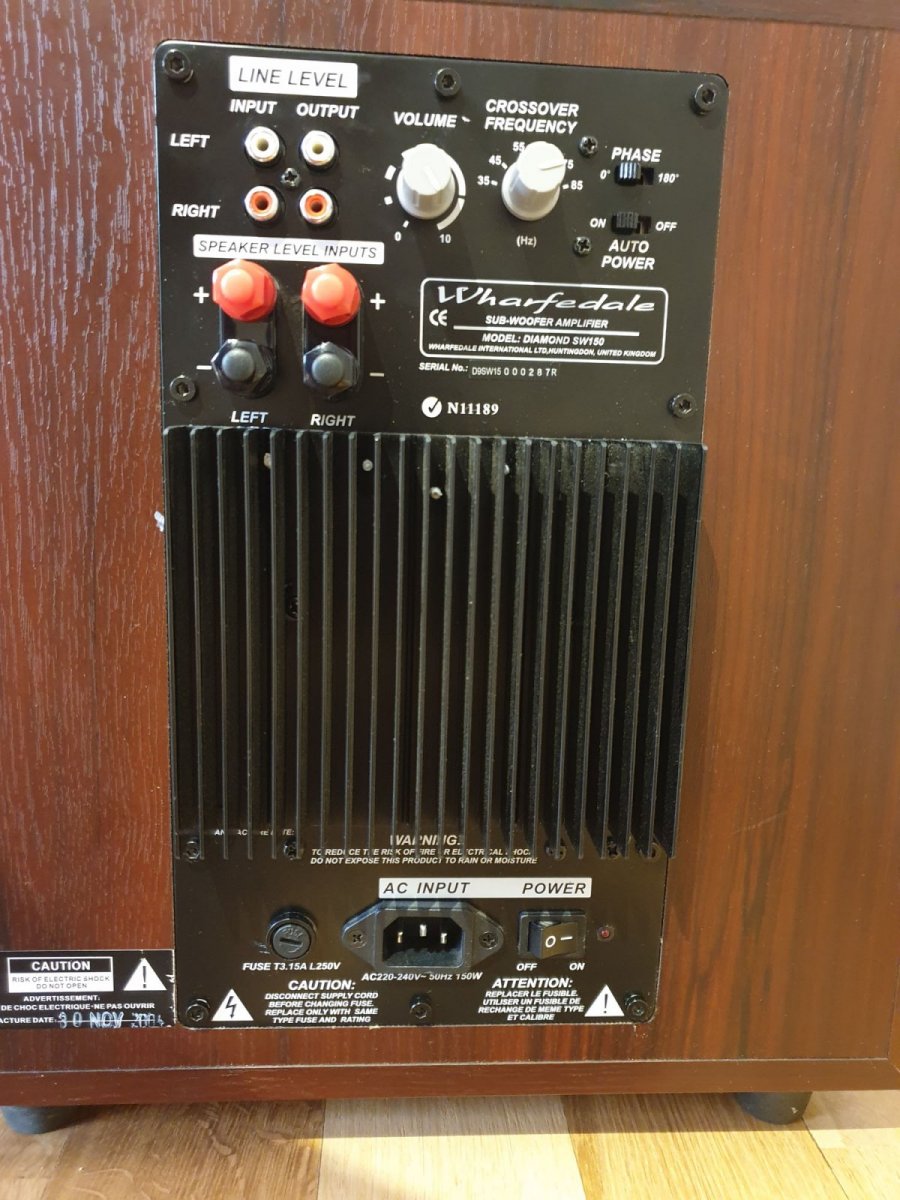 SOLD: FS: Subwoofer Wharfedale Diamond SW150 (10", 150W) - Stereo, Home ...