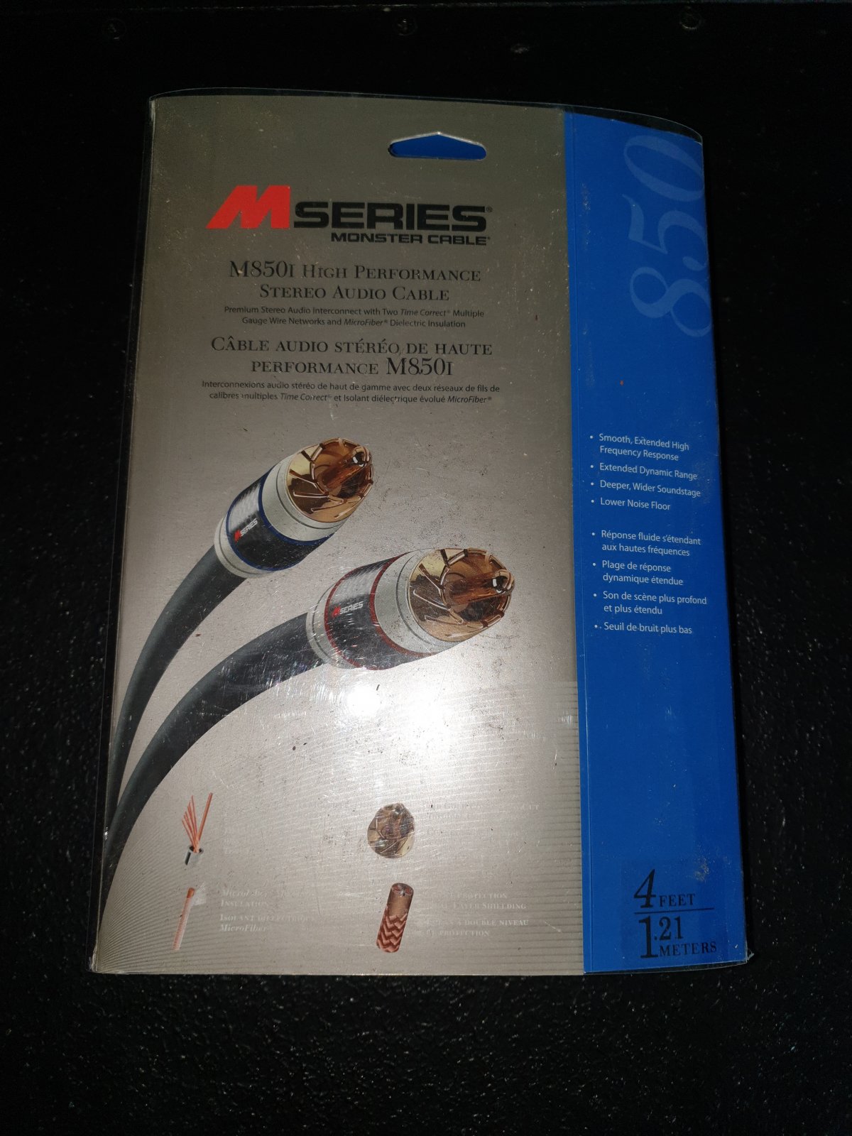 SOLD: FS: 1.2m Monster m850i rca interconnects - 4 pairs - Hi-Fi and ...