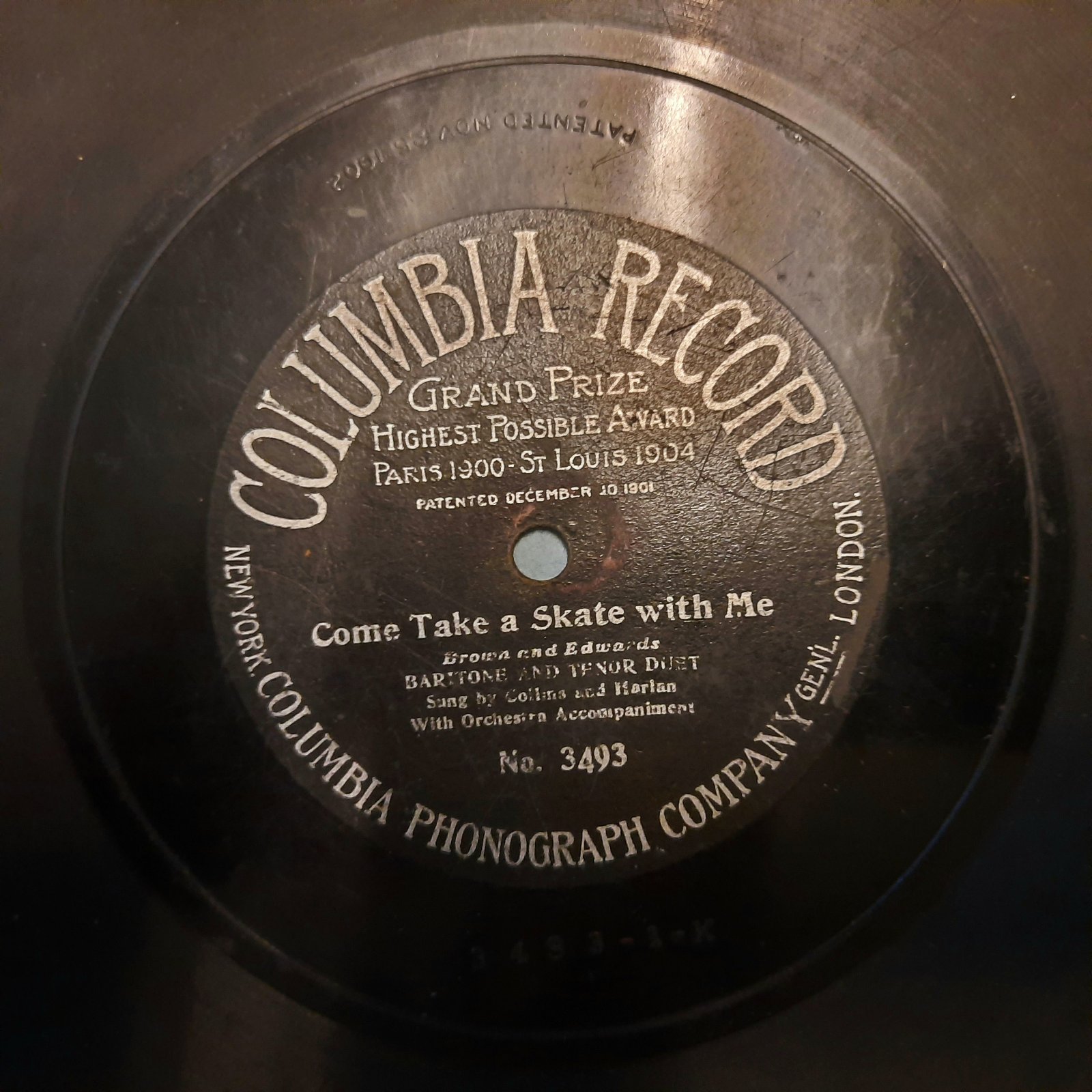single sided shellac recording from 1909 |﻿ Turntables, Record Players ...