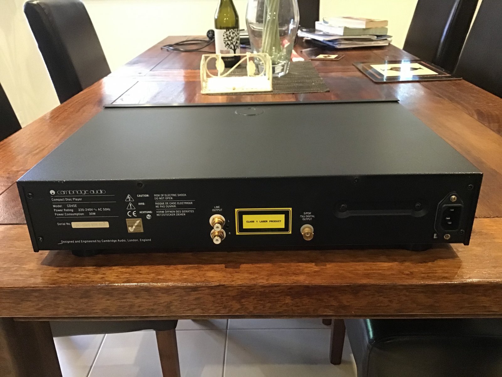 SOLD: FS: Cambridge Audio CD4SE CD player - Valve Output stage - Stereo ...