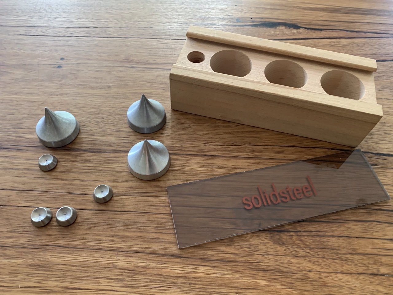 SOLD: FS: SolidSteel equipment isolation spikes x 3 |﻿ Stereo, Home ...