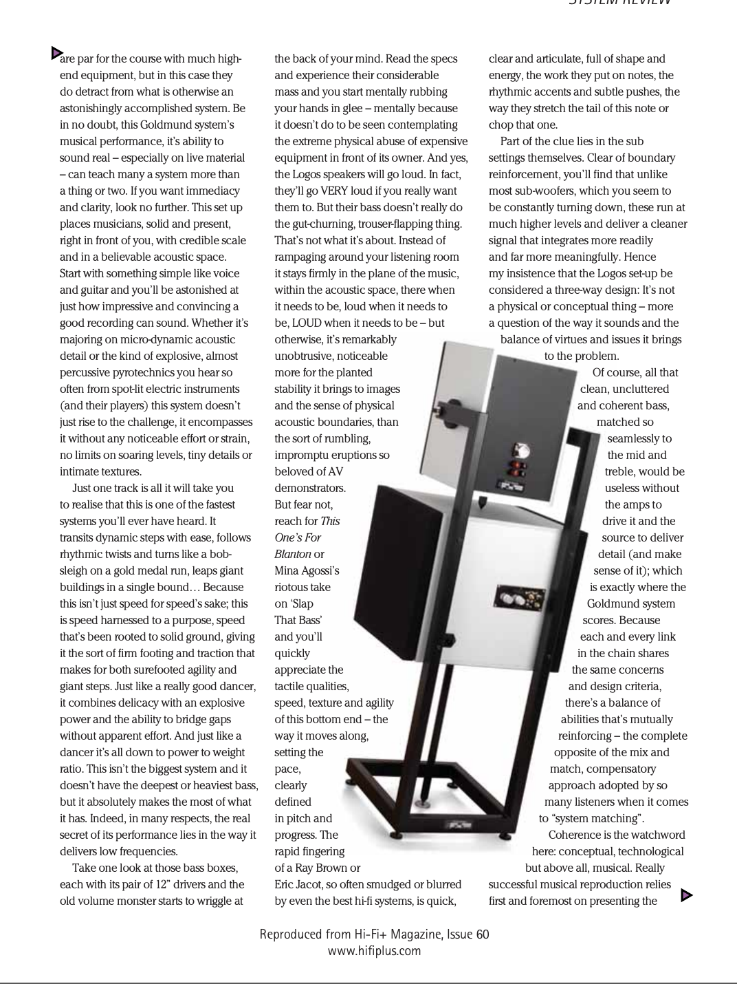 Goldmund Telos 200 mono block Swiss amplifiers - Stereo, Home Cinema ...