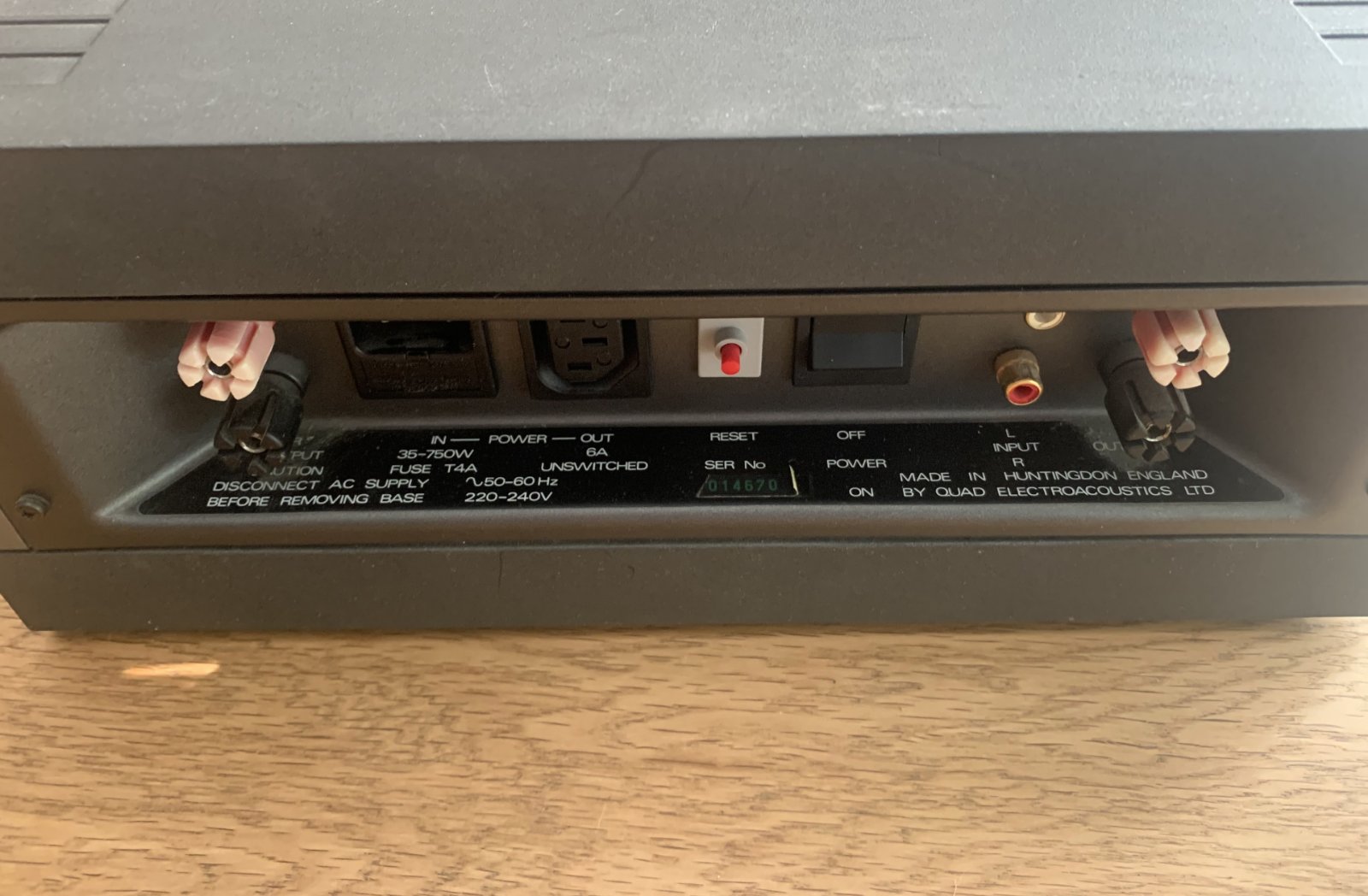 SOLD: Quad 606 Mark 2 Power Amp - Stereo, Home Cinema, Headphones ...
