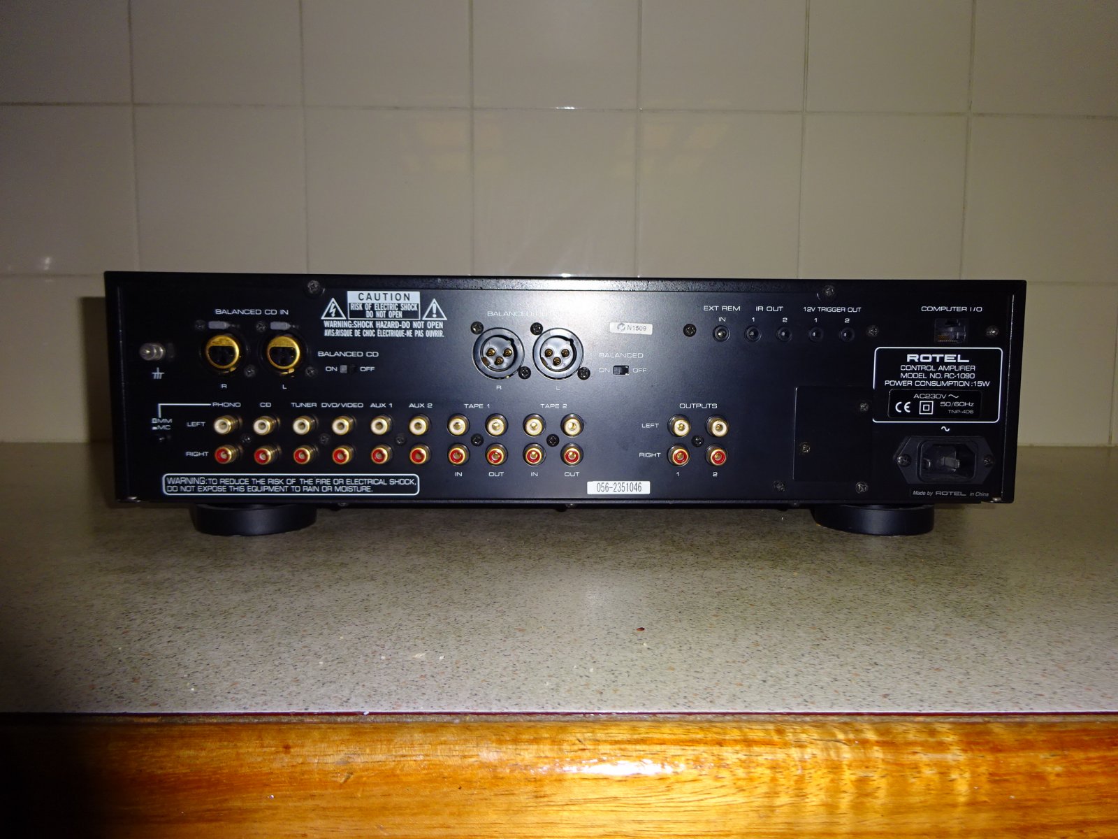 SOLD: FS : Rotel RC-1090 Stereo Control Amplifier - Stereo, Home Cinema ...