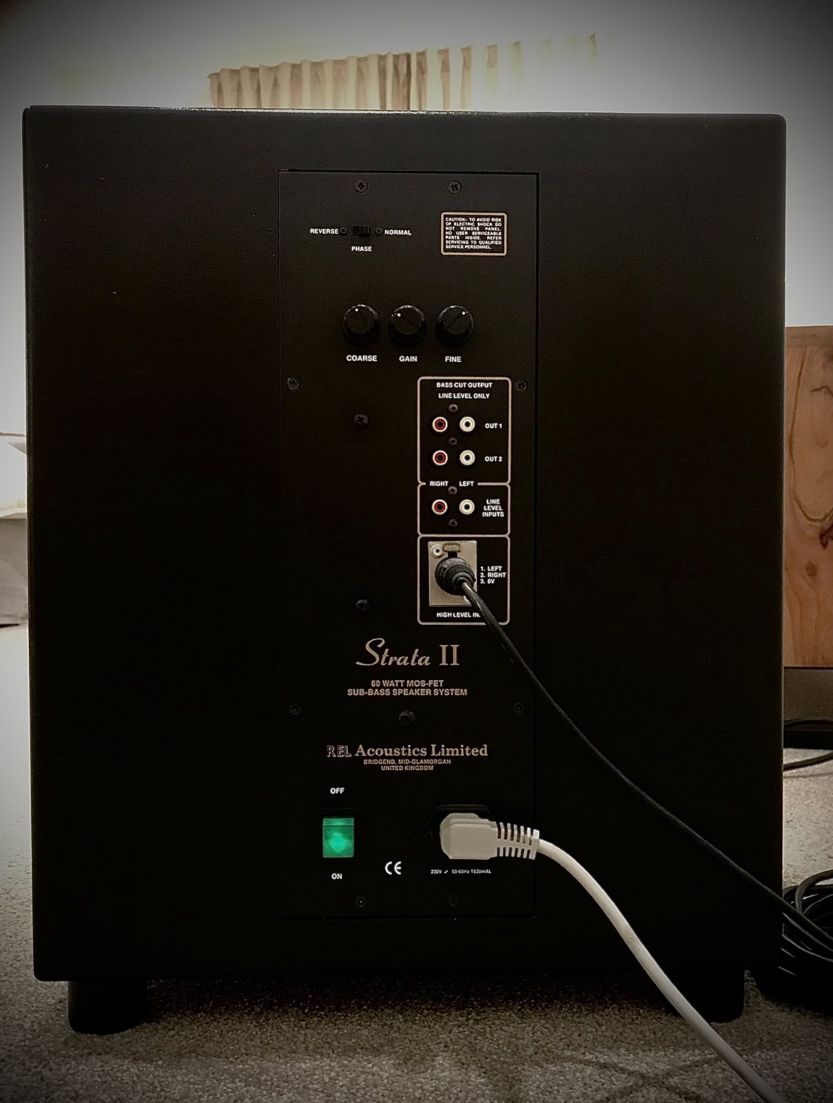 FS: REL Strata II Subwoofer - Hi-Fi and Cinema Cables & Accessories ...