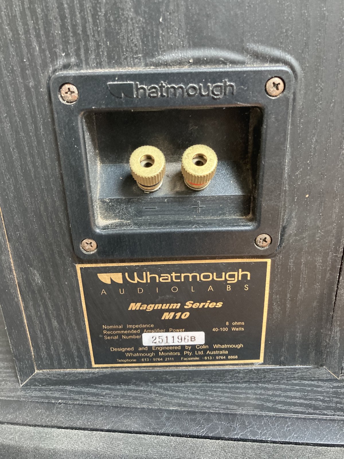 FS: Whatmough Magnum Series Speakers - Stereo, Home Cinema, Headphones Components - StereoNET