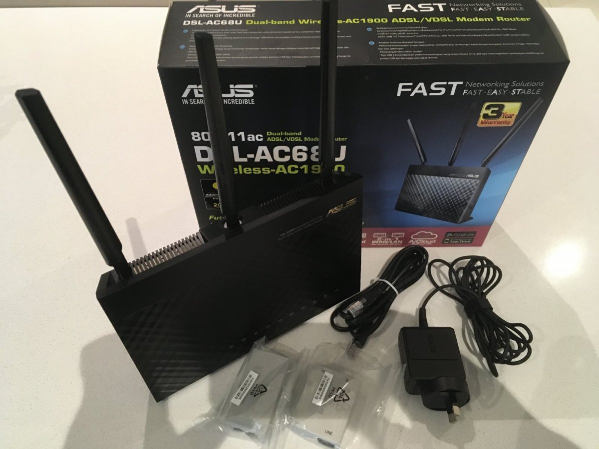 SOLD: FS: ASUS DSL-AC68U ADSL/VDSL Modem router - Classifieds - All ...