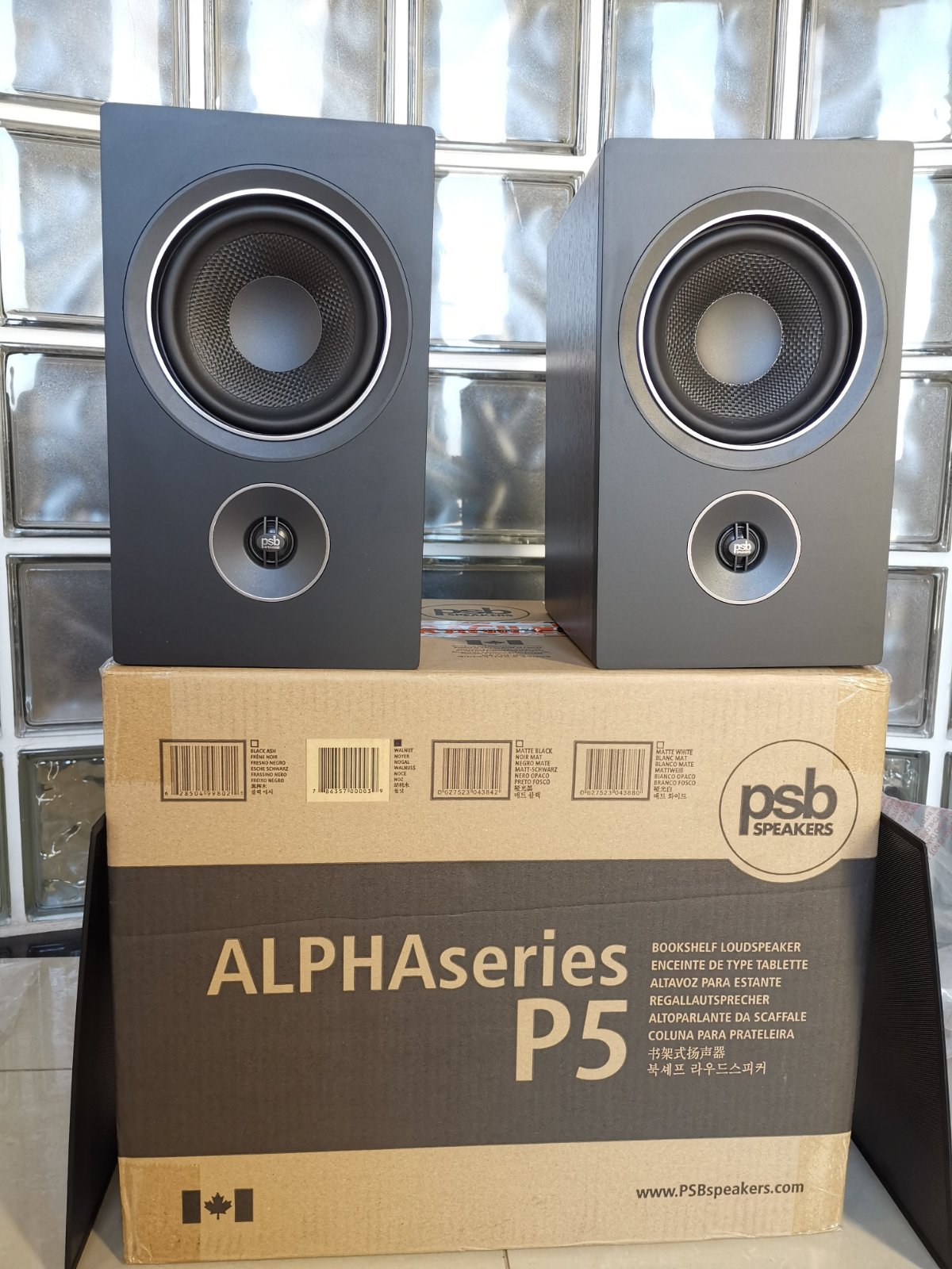 FS: PSB Alpha P5 Bookshelf Speakers (Walnut) - Stereo, Home Cinema ...