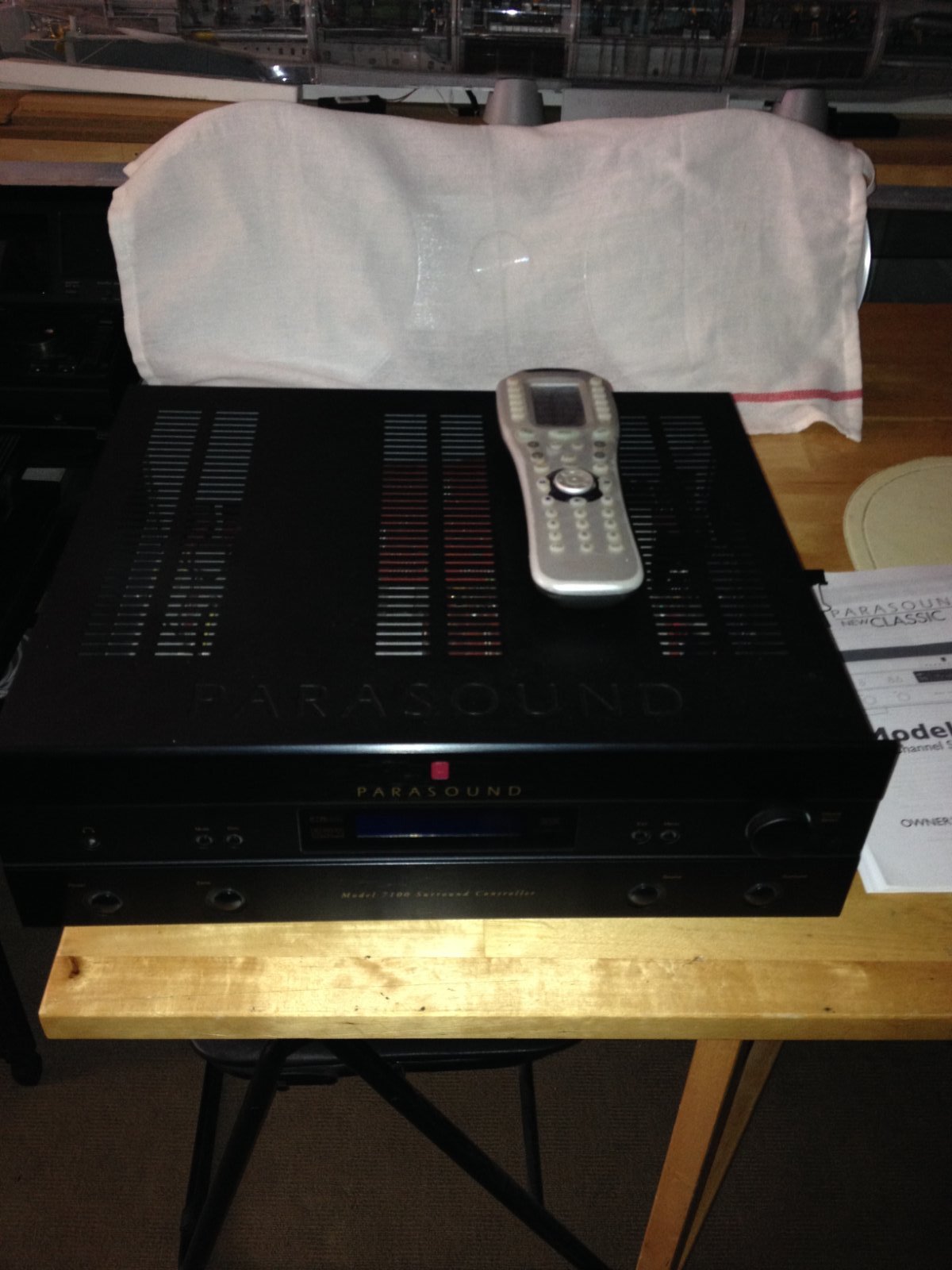 SOLD: PARASOUND 7100 7.1 Surround PRE-AMP -REDUCED - Stereo, Home ...