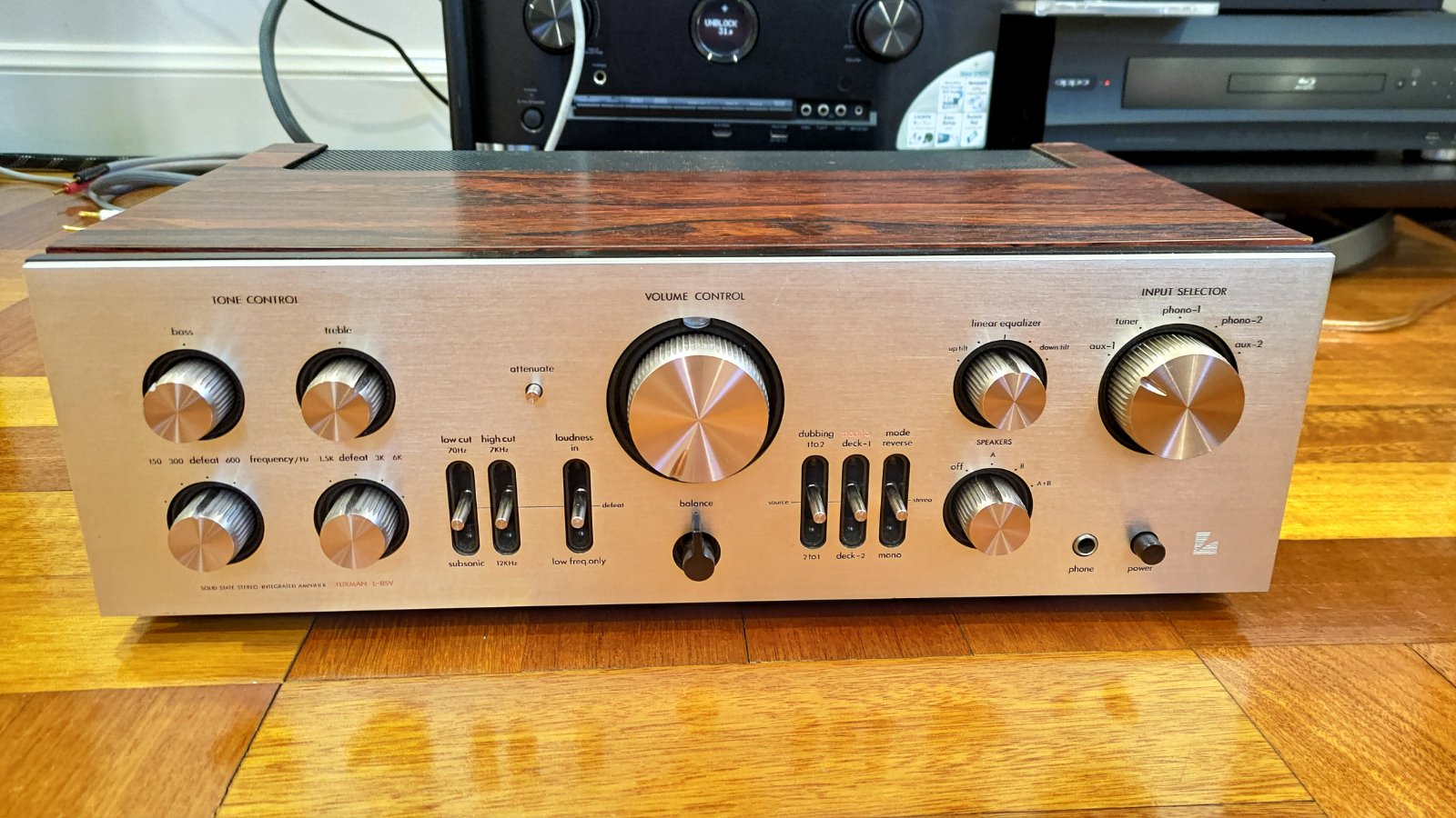 FS: Luxman L-85V Solid State Integrated Amplifier - Stereo, Home Cinema ...