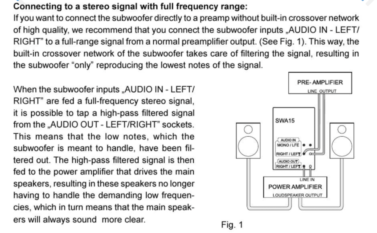 Bass management and speaker level inputs? - General Hi-Fi & Beginners ...