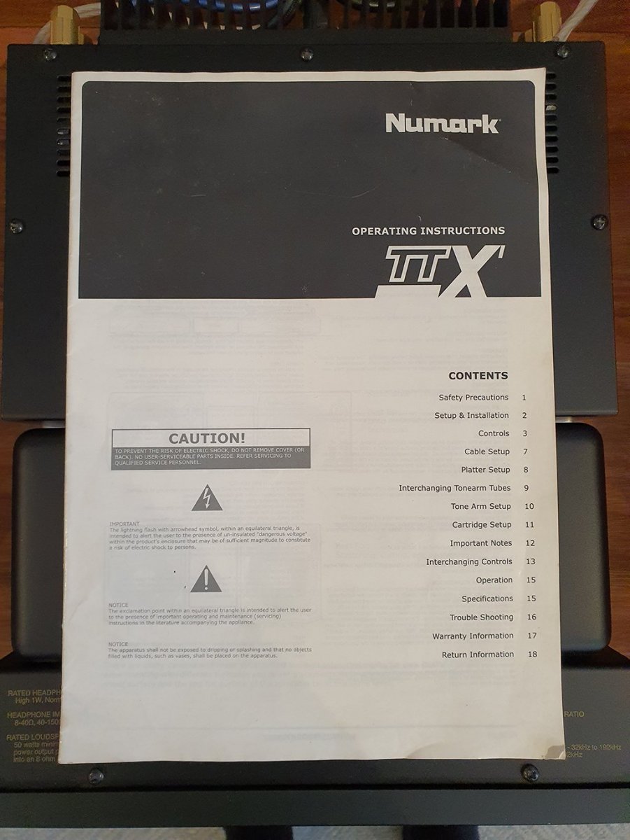 PRICE DROP: Numark TTX-1 Professional Direct-Drive Turntable with Built ...