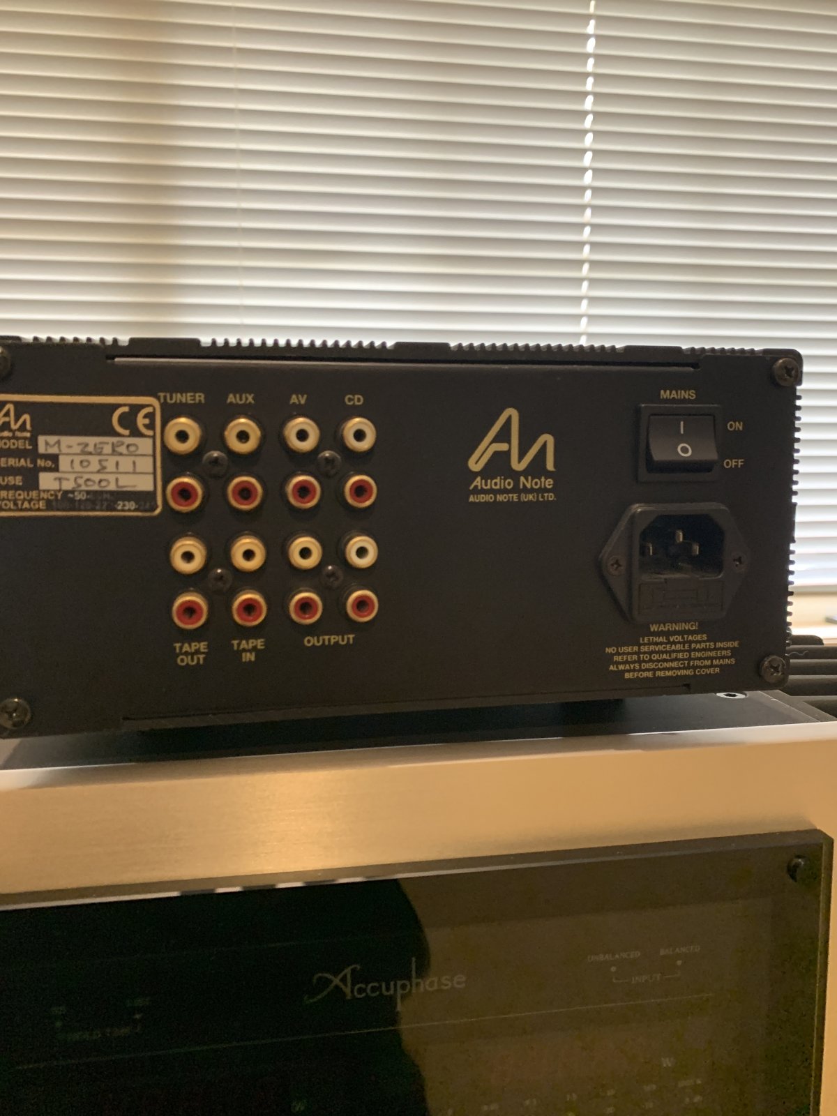 Audio Note M-Zero Line pre Amplifier - Stereo, Home Cinema, Headphones ...