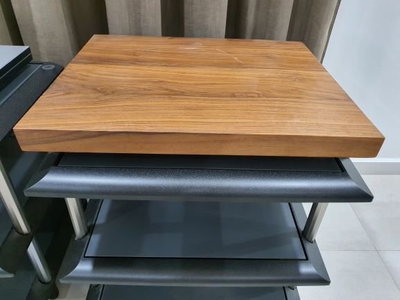 FS: Solid wood Turntable Platform with footers - Hi-Fi and Cinema ...