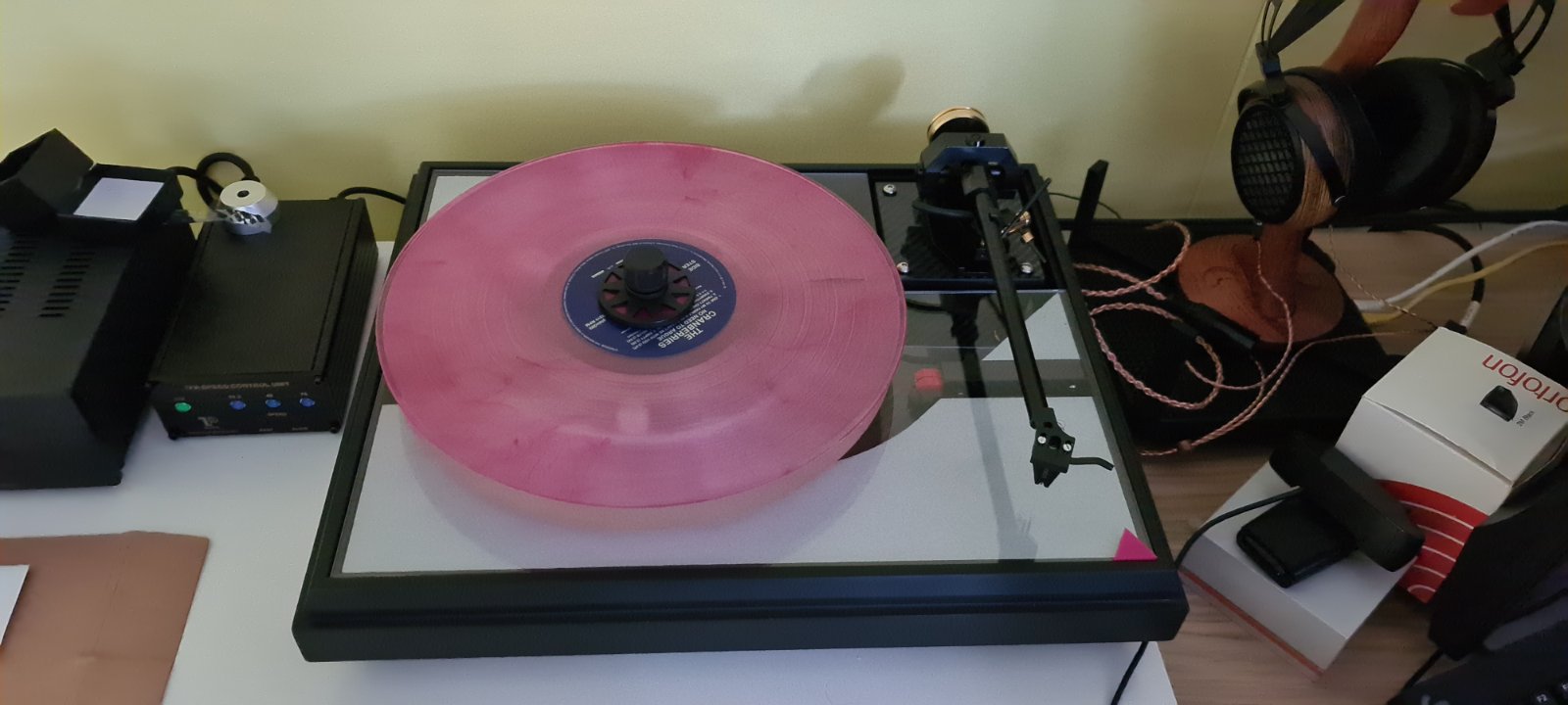 SOLD: Pink triangle pt01 anniversary upgraded turntable - Stereo, Home ...