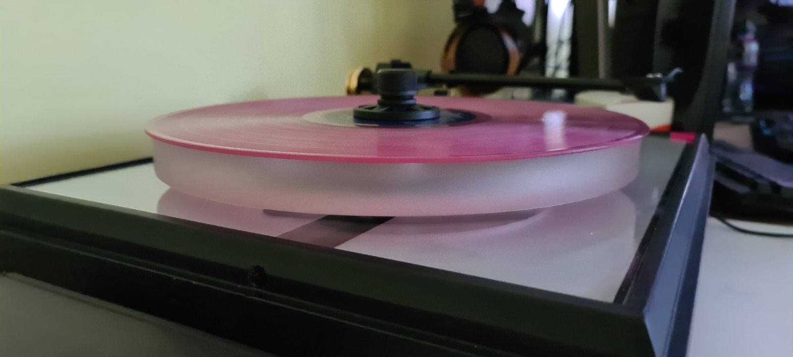 SOLD: Pink triangle pt01 anniversary upgraded turntable - Stereo, Home ...