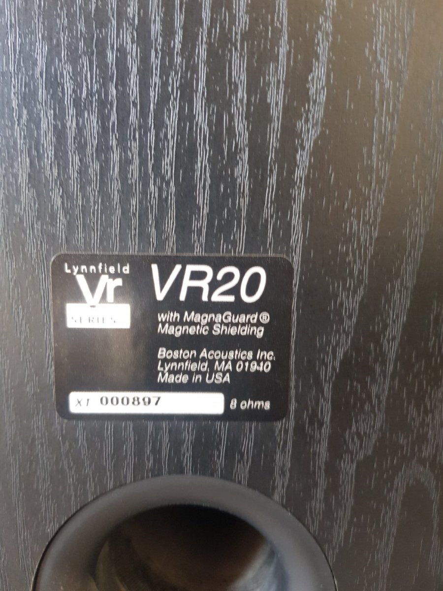 FS: SOLD Boston Acoustics VR20 Floor Standing Speakers (Perth) - Stereo ...