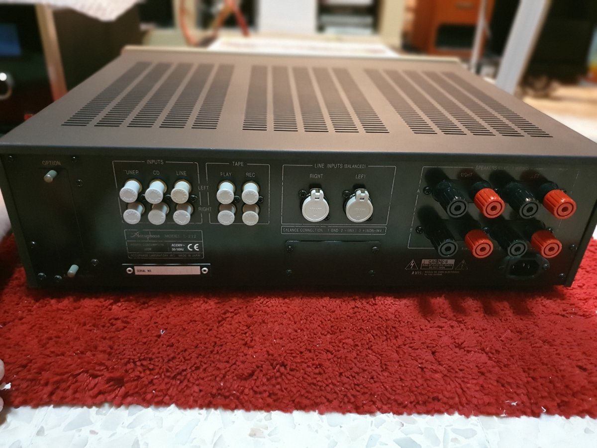 SOLD: FS: Accuphase E212 Integrated Amplifier - Stereo, Home Cinema, Headphones Components ...