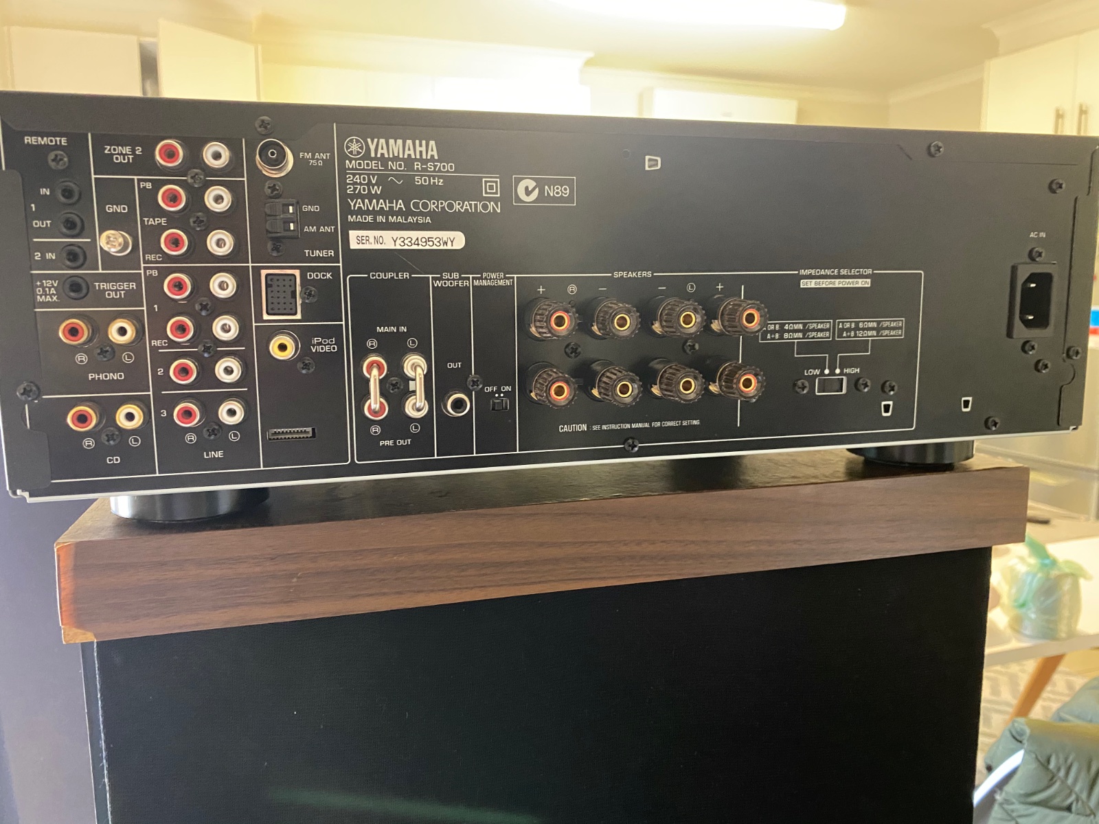 SOLD: SOLD: FS: Yamaha R-S700 stereo receiver( re-list & price drop ...