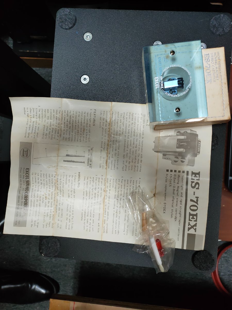 FS: Excel ES-70EX Cartridge NOS |﻿ Hi-Fi and Cinema Cables & Accessories