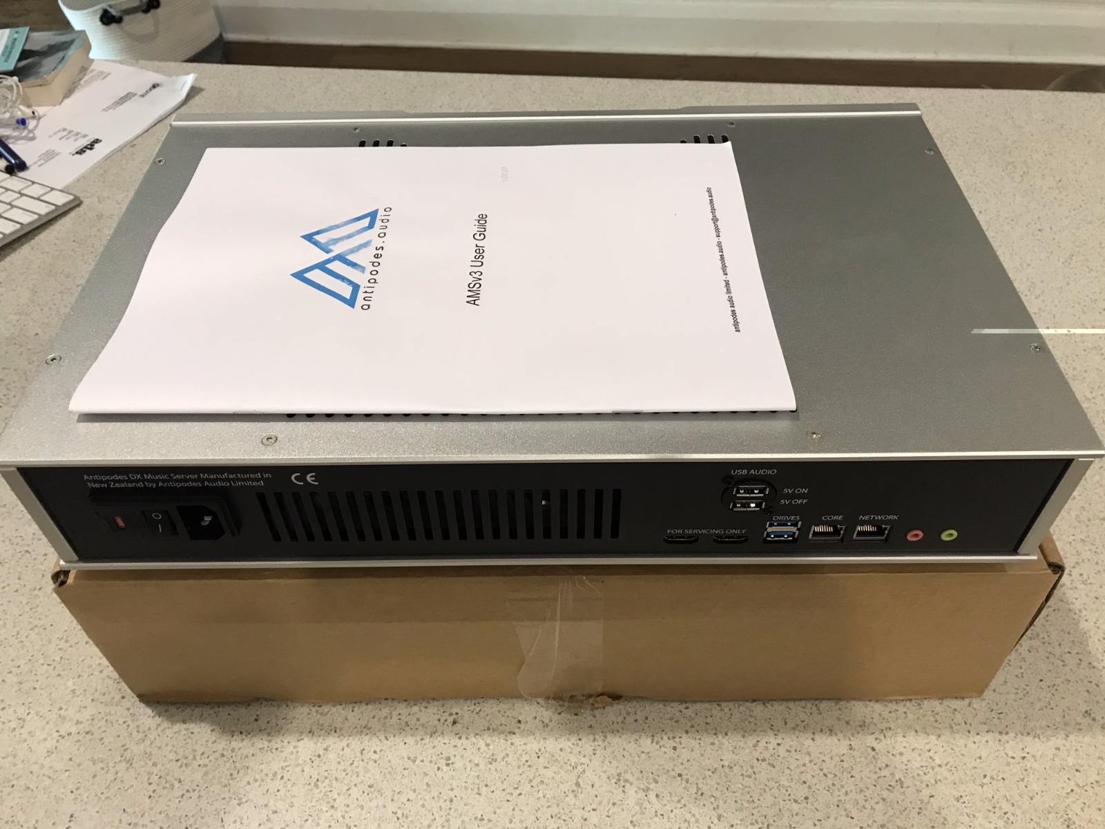 Brand new unused Antipodes Audio DX3 in silver with twin hard drives ...