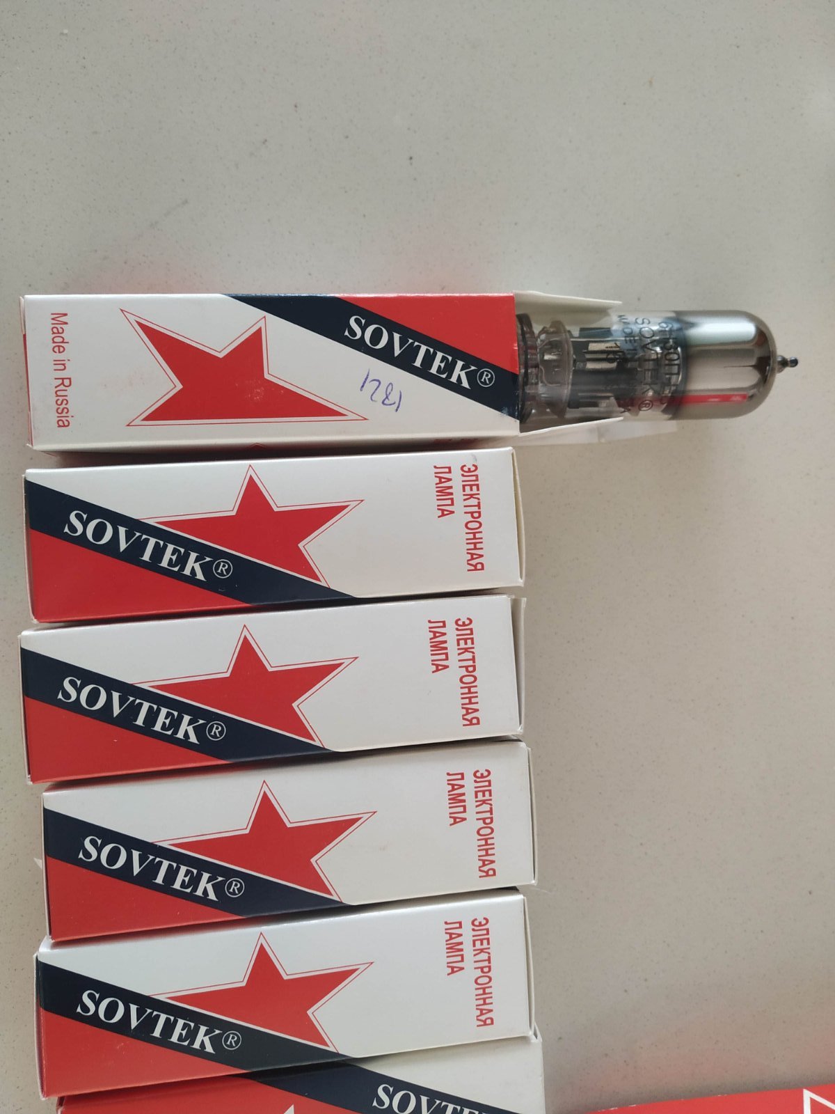 SOLD: 2 sets of Sovtek valves - 6550WE and 6H30PI - Stereo, Home Cinema ...