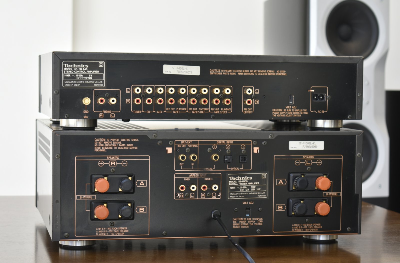 FS: TECHNICS Pre/Power Amplifier RARE JAPAN 240 Volts! - Stereo, Home ...