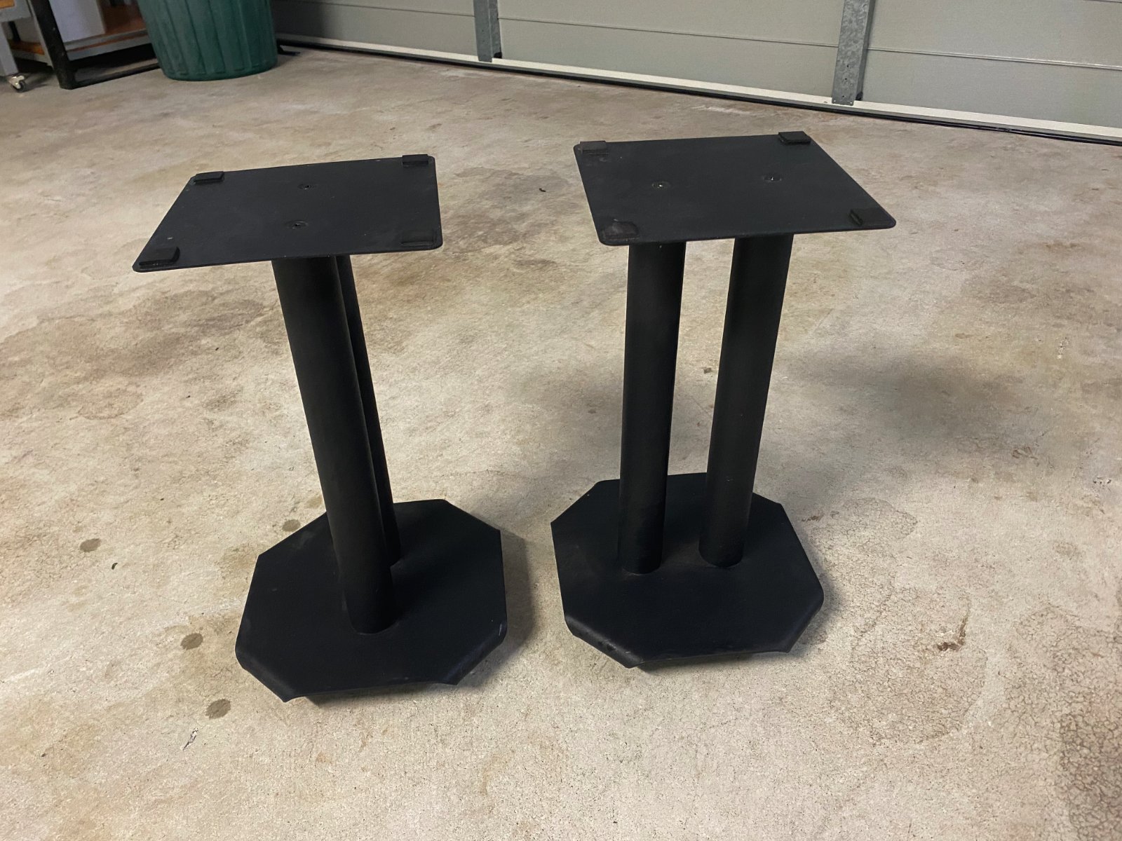 Free black metal speaker stands (390mm high) |﻿ Pay it Forward