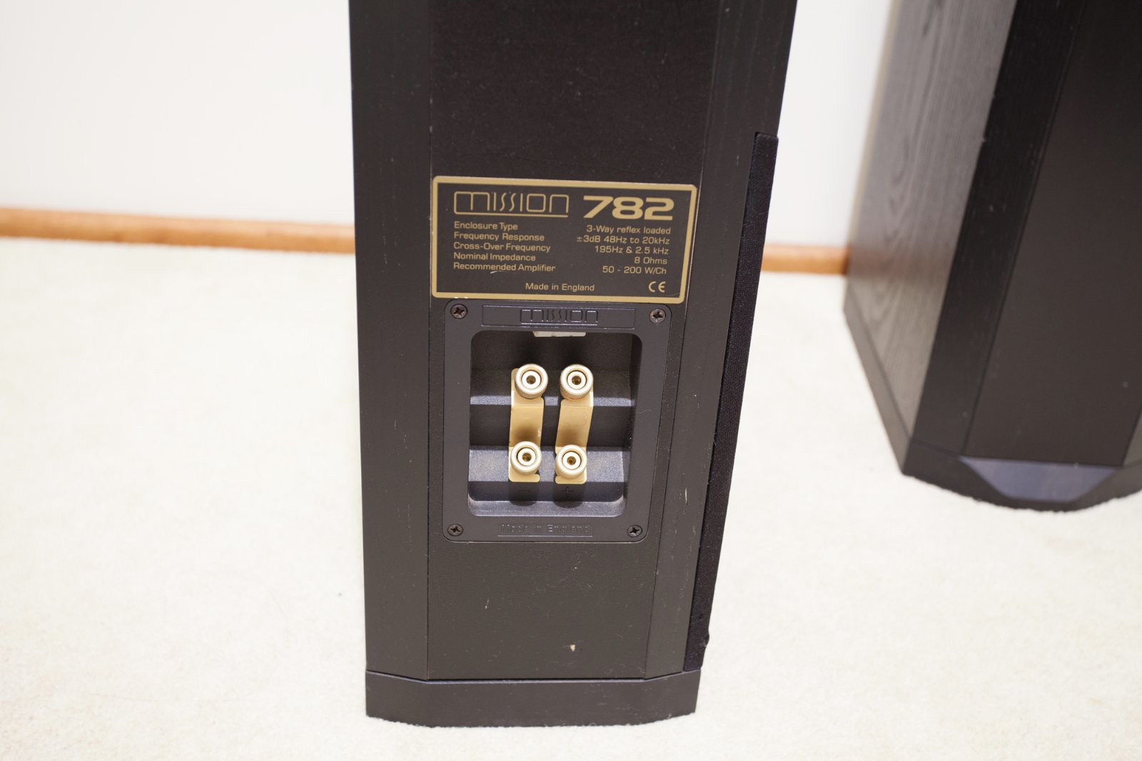 SOLD: Mission 782 Floorstanding Speakers Ash Black - Stereo, Home ...