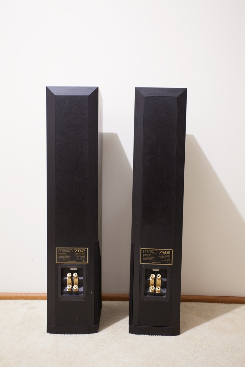 SOLD: Mission 782 Floorstanding Speakers Ash Black - Stereo, Home ...