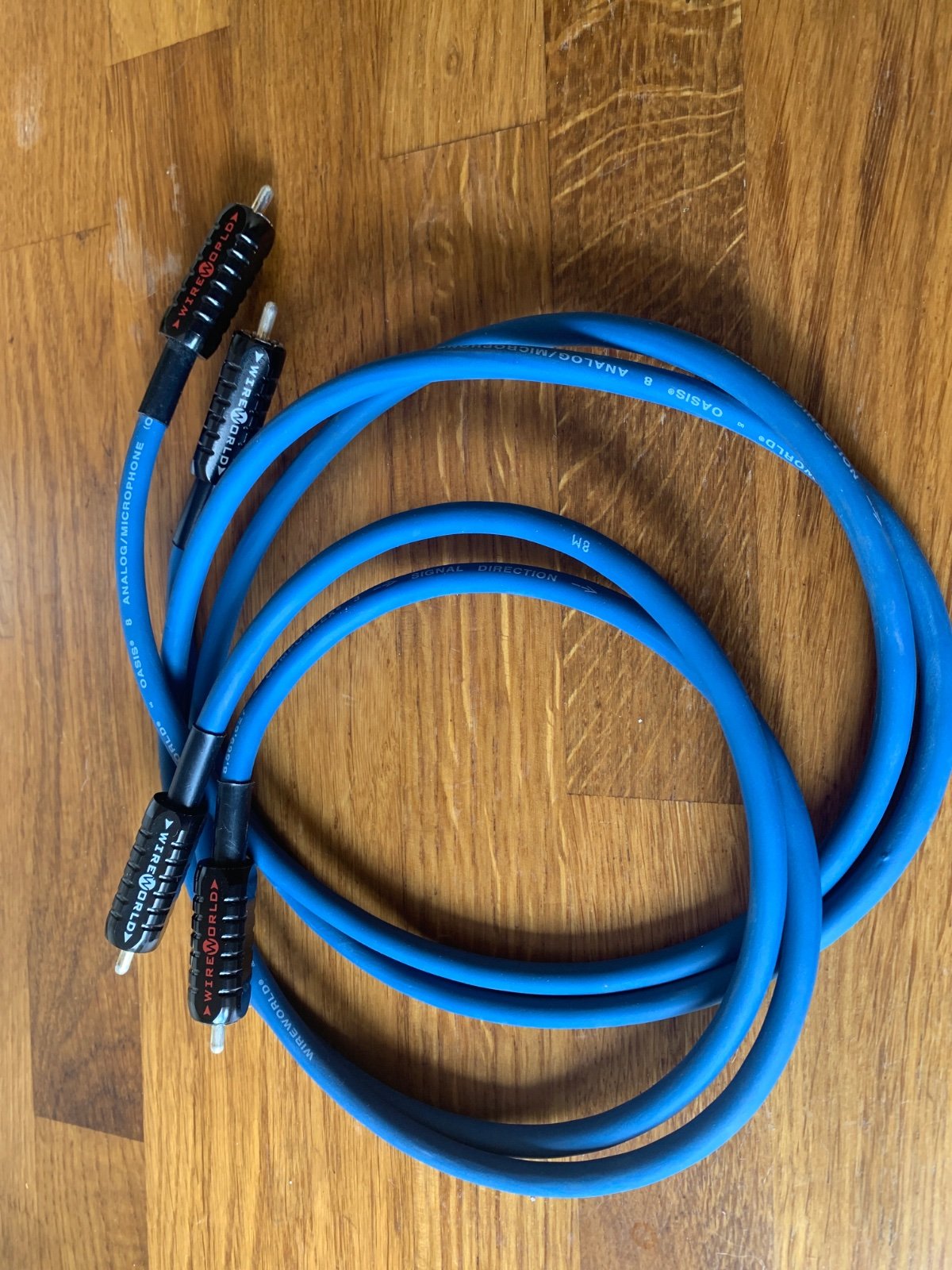 FS: Wireworld Oasis 8 Interconnects 1M - Stereo, Home Cinema, Headphones Components - StereoNET