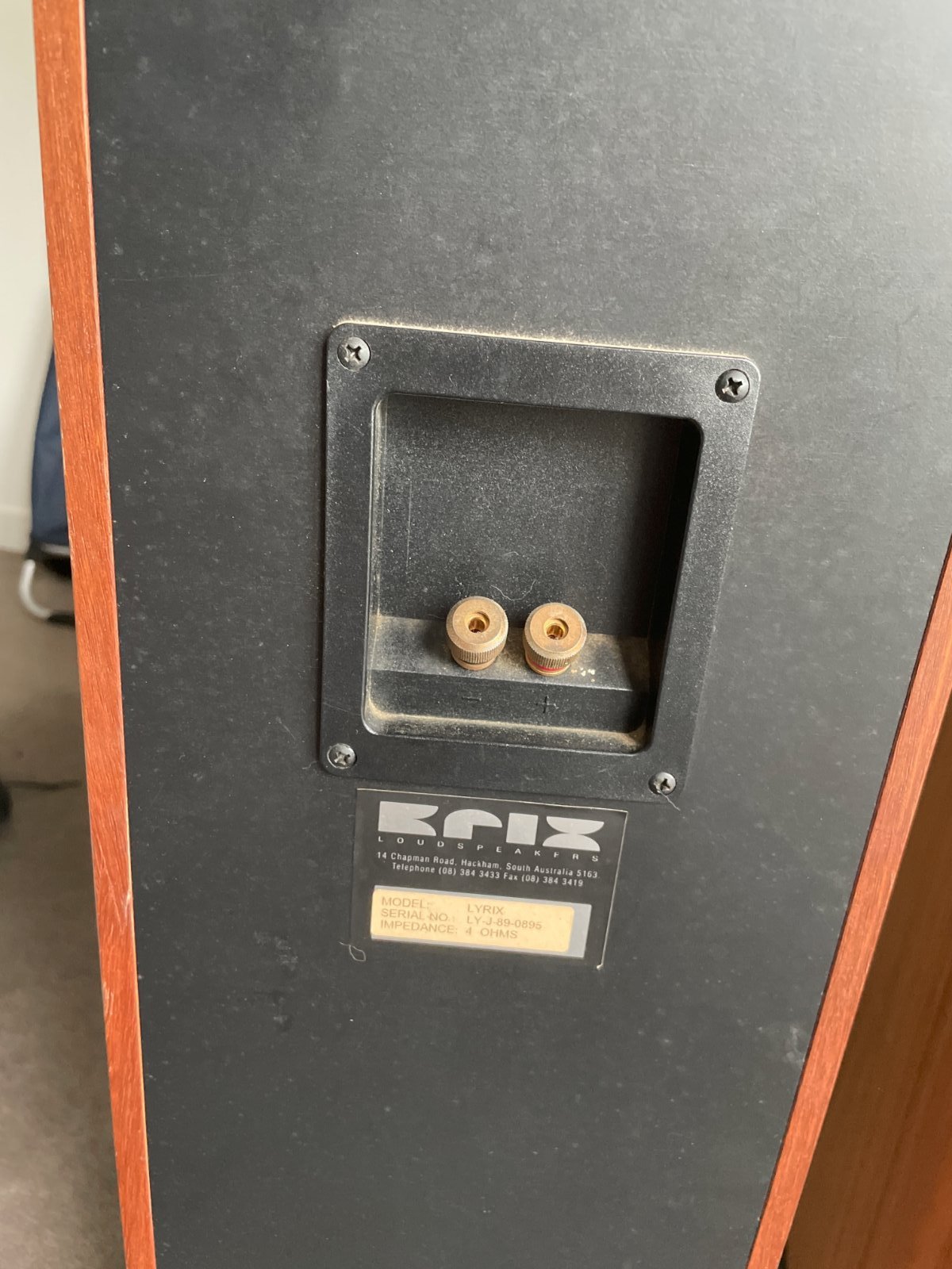 SOLD: FS: Krix Lyrix floorstand speakers - Stereo, Home Cinema ...