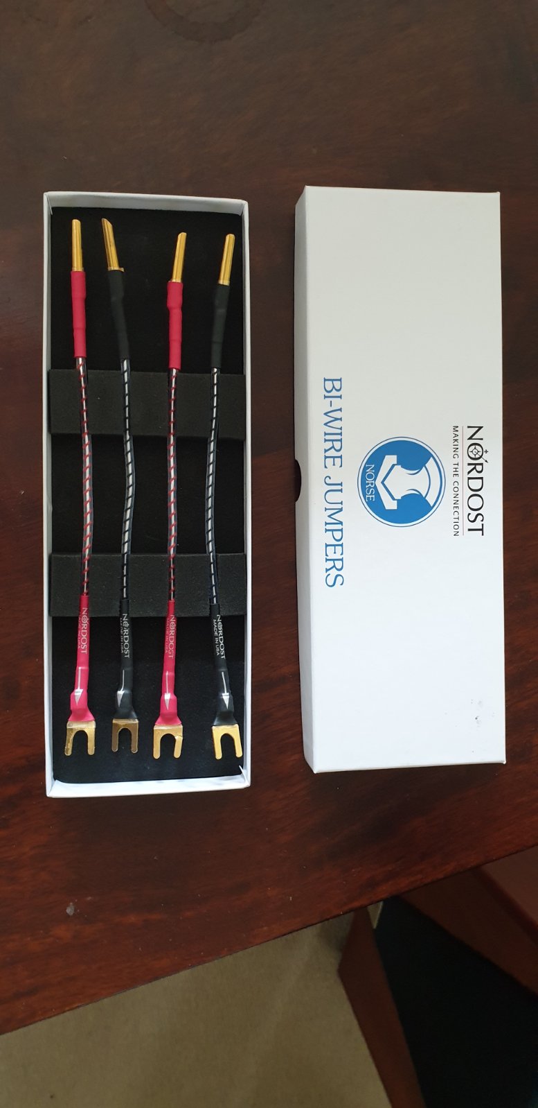SOLD: Nordost bi-wire jumpers - Hi-Fi and Cinema Cables & Accessories ...