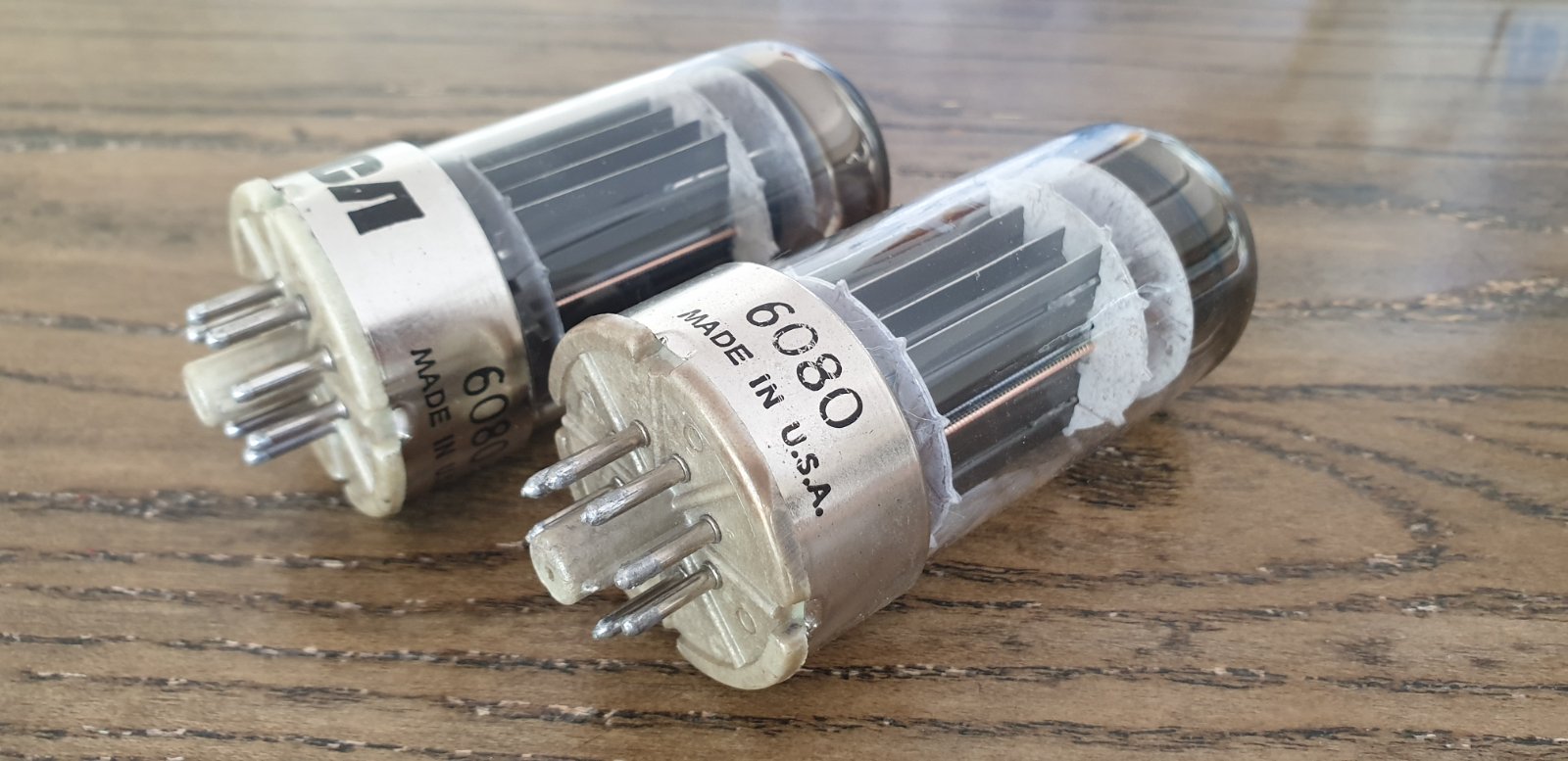 FS: RCA 6080 (6AS7 variant) rare copper grids second matched pair - Hi ...