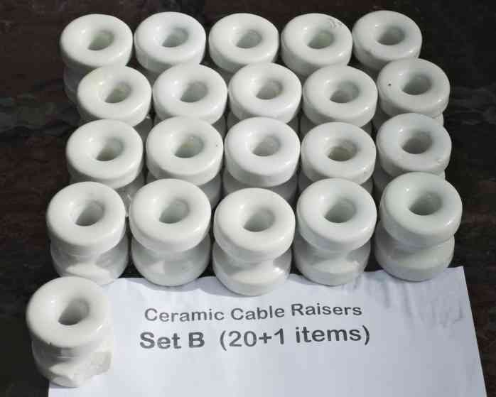 FS: Ceramic/Porcelain Cable Raisers - "Set B" - Hi-Fi and Cinema Cables ...