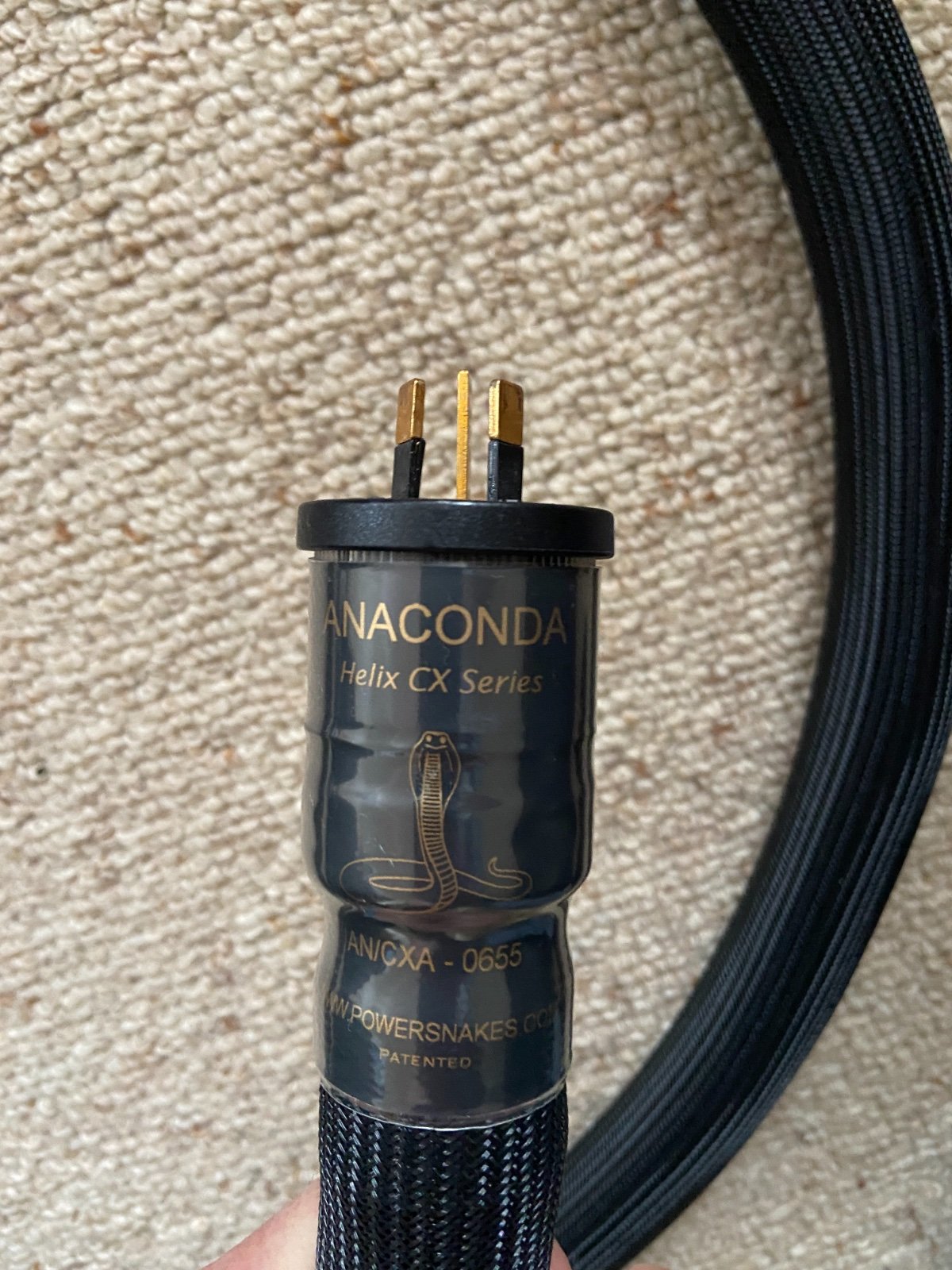 SOLD: FS: Shunyata Anaconda CX Power Cable 2.8m - Hi-Fi and Cinema ...