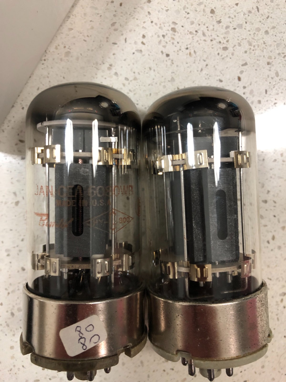 SOLD: FS: Bendix 6080WB Slotted Graphite Plates Tubes (Pair) ** Very ...