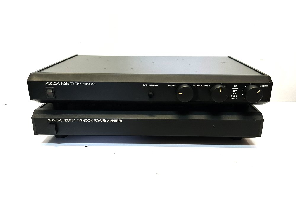SOLD: Musical Fidelity ‘The Pre-amp’ pre-amplifier & ‘Typhoon’ Power ...