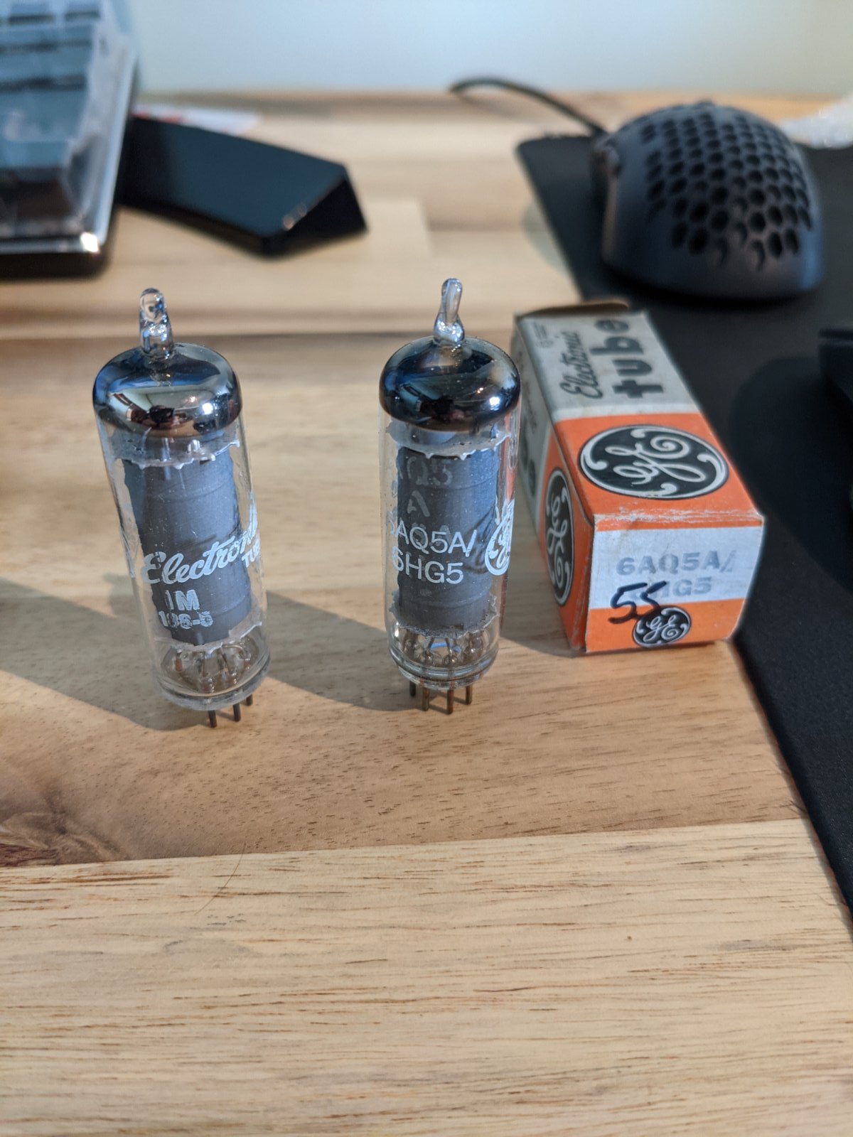FS: 2 x GE 6AQ5/6095 tubes - Hi-Fi and Cinema Cables & Accessories ...