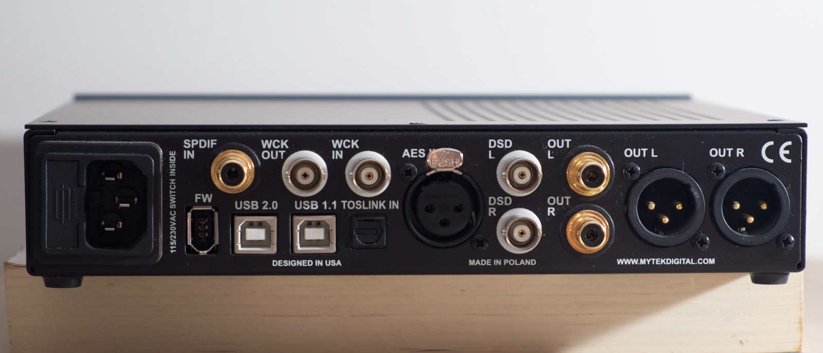 Mytek Digital Stereo 192-DSD DAC - Black Mastering version ((St192-DAC ...