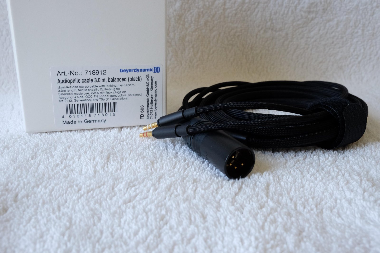 FS: Genuine Beyerdynamic T1 2nd / 3rd Gen Balanced Connection Cable ...