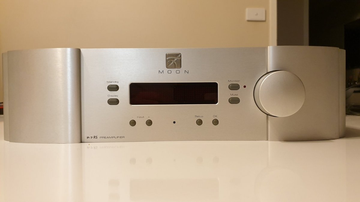 SOLD: FS: Simaudio Moon P7-RS Dual Mono - Preamp - Stereo, Home Cinema ...