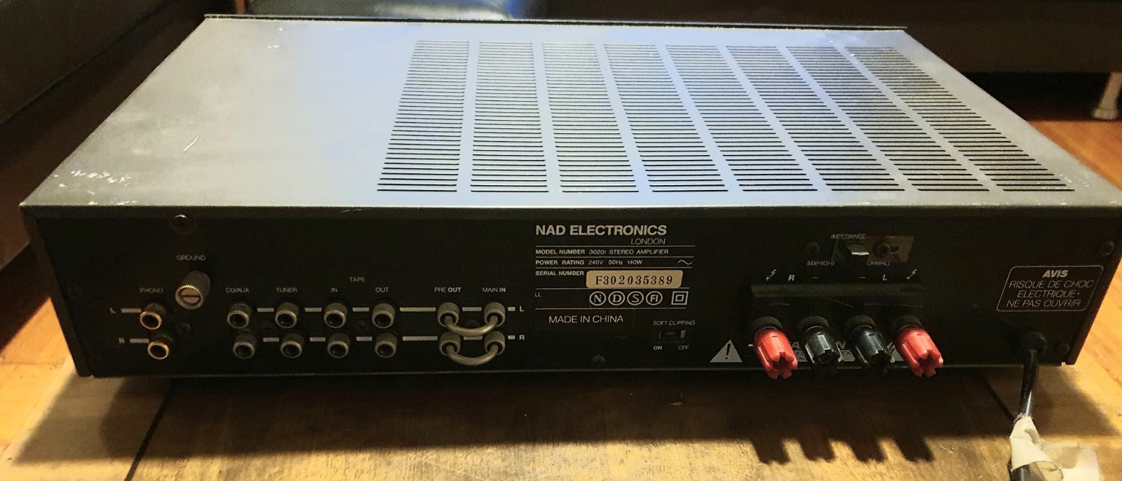 SOLD: NAD 3020i integrated amplifier - Stereo, Home Cinema, Headphones ...